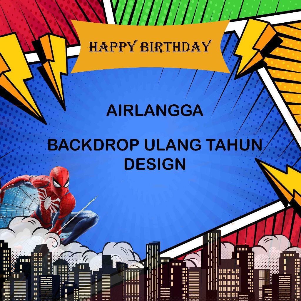 Jual BACKDROP SPANDUK ULANG TAHUN ANAK ANAK | Shopee Indonesia