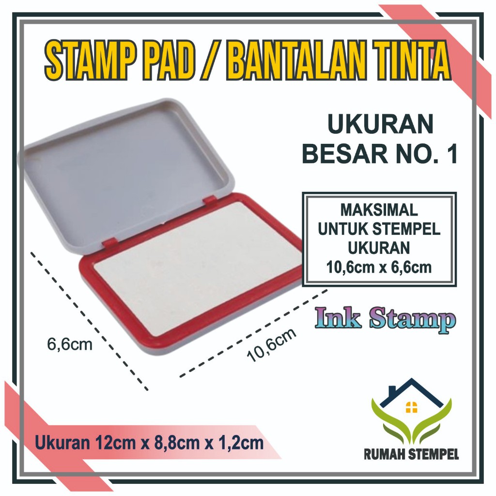 Jual STAMP PAD BANTALAN TINTA JOYKO / BAK STEMPEL No 1 / CAP STAMPEL INK UNTUK SEKOLAH | Shopee ...