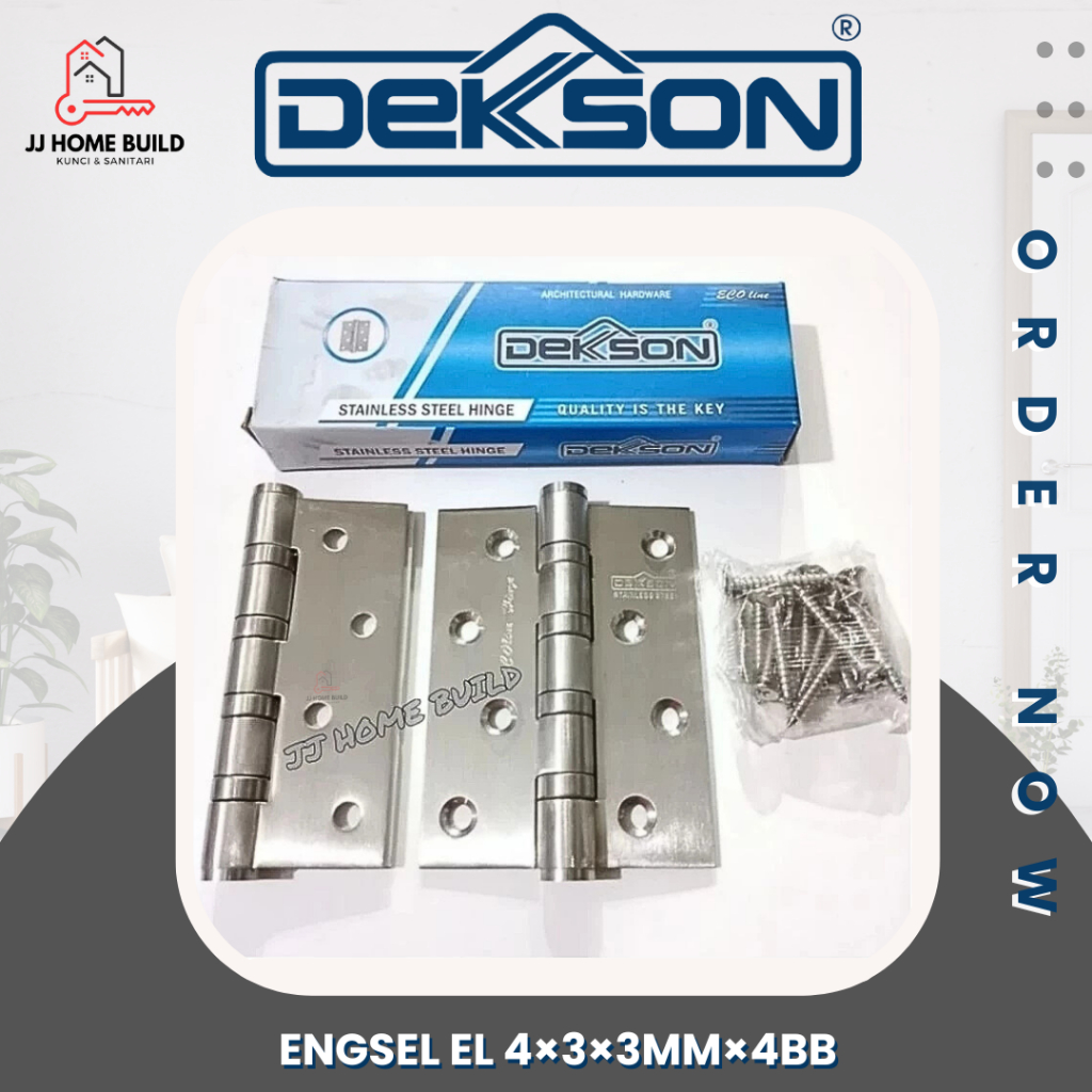 Jual Engsel Dekson 4"X3"X3mmX4BB Ecoline/Engsel Pintu Dekkson/Engsel ...