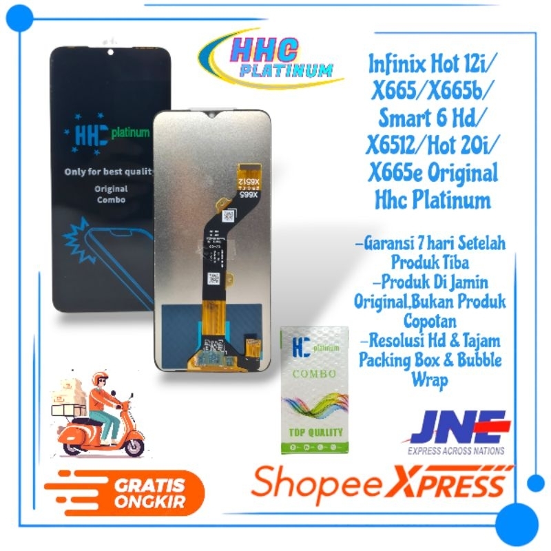 Jual LCD TOUCHSCREEN INFINIX HOT 12i/X665/X665B/SMART 6 HD/X6512/HOT ...