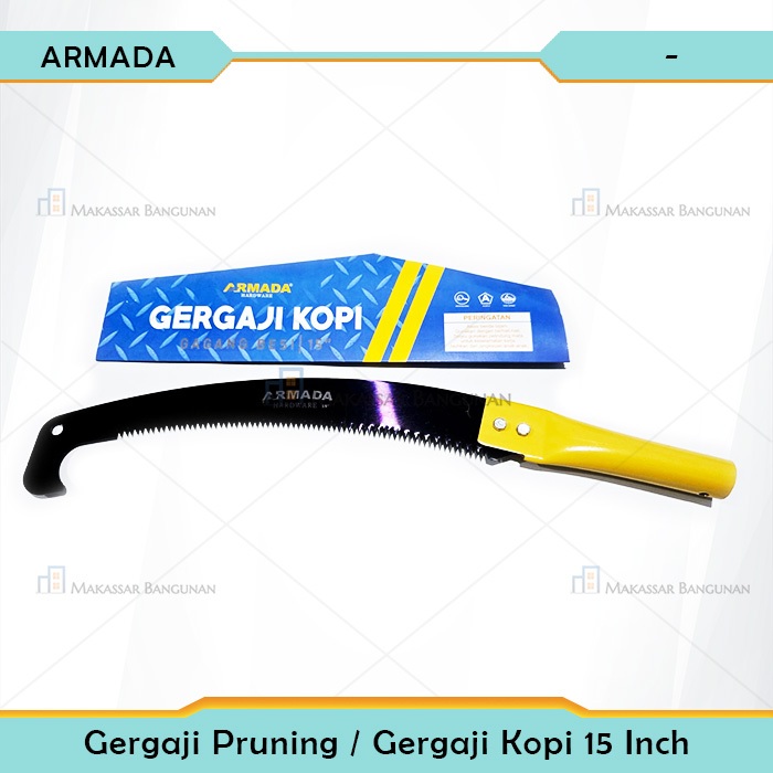Jual Gergaji Pruning Dahan ARMADA Gergaji Kopi 15 Inch Gagang Besi Bulat | Shopee Indonesia