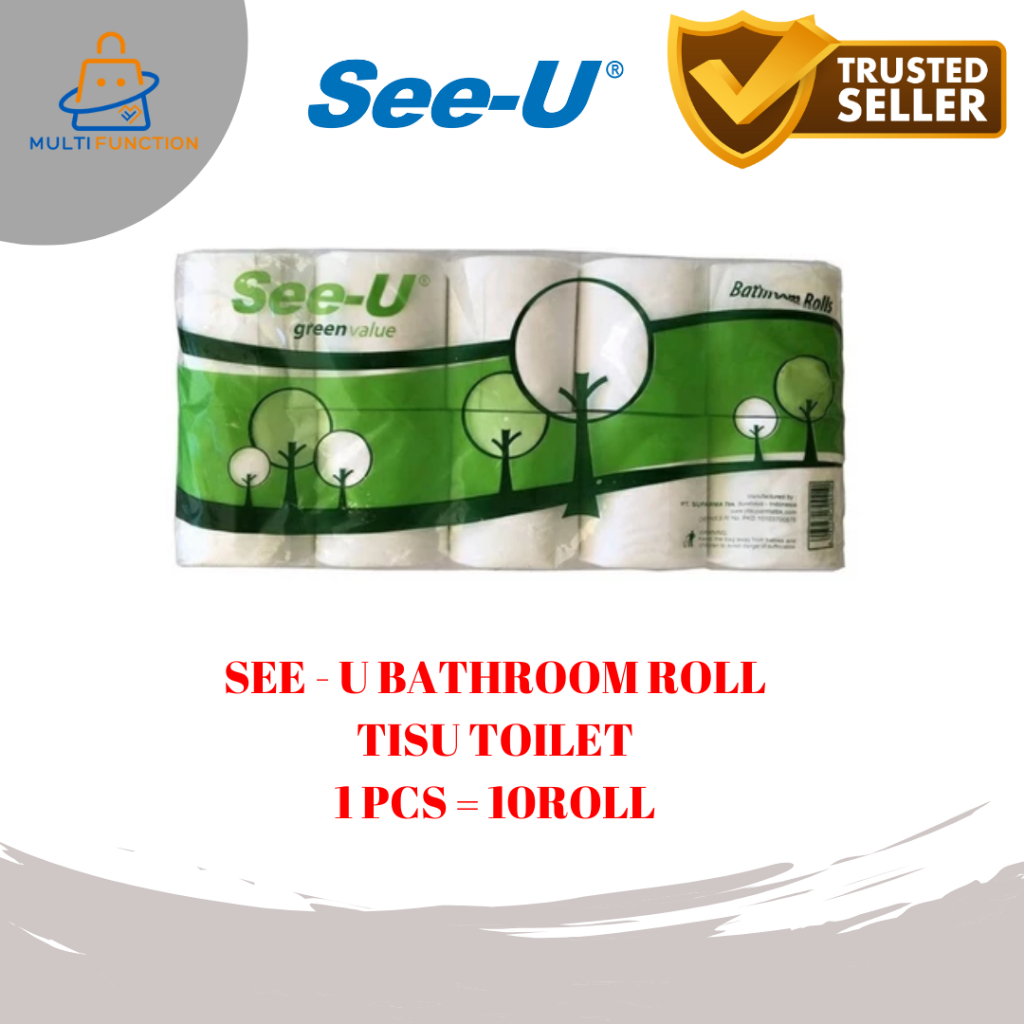 Jual Danipersik123 - See-U Bathroom Roll Toilet Tissue 1 Dus 100 Roll ...