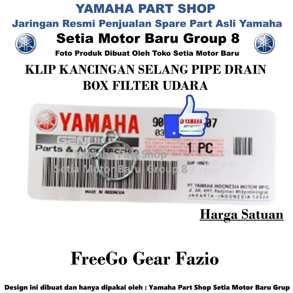 Jual Klip Kancing Kancingan Selang Pipe Drain Box Filter Udara FreeGo ...