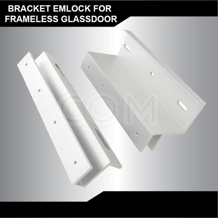 Jual Smart Secure Braket U Emlock Untuk Pintu Kaca Frameless / Bracket ...