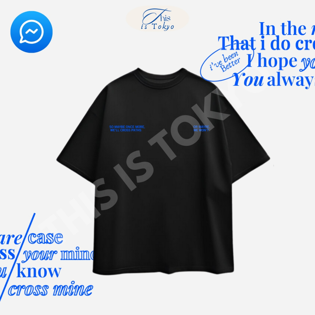 Jual THIS IS TOKYO - NIKI T-SHIRT FACEBOOK FRIEND BLACK OVERSIZED ...