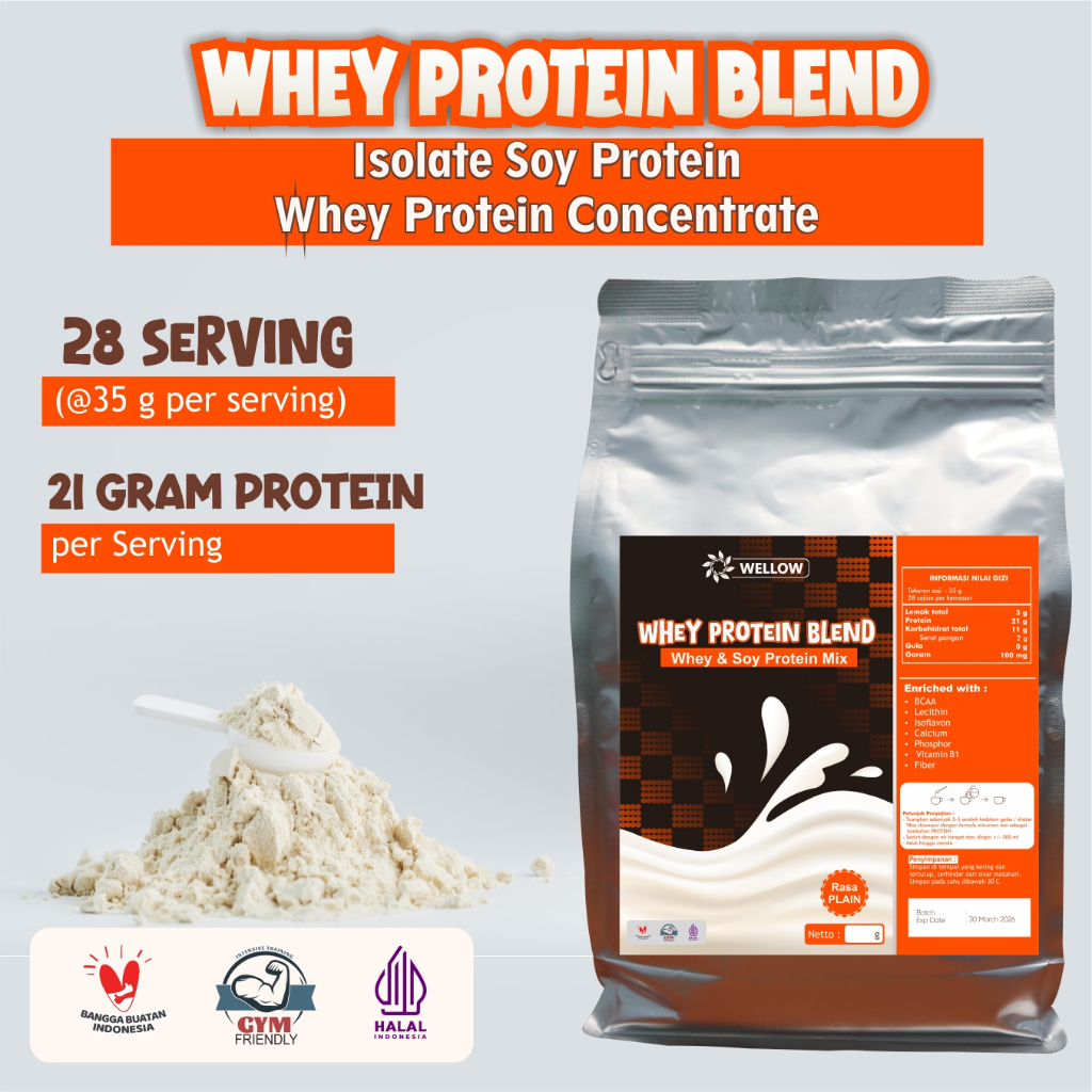 Jual Susu Whey protein Blend kombinasi protein kompleks dari whey ...