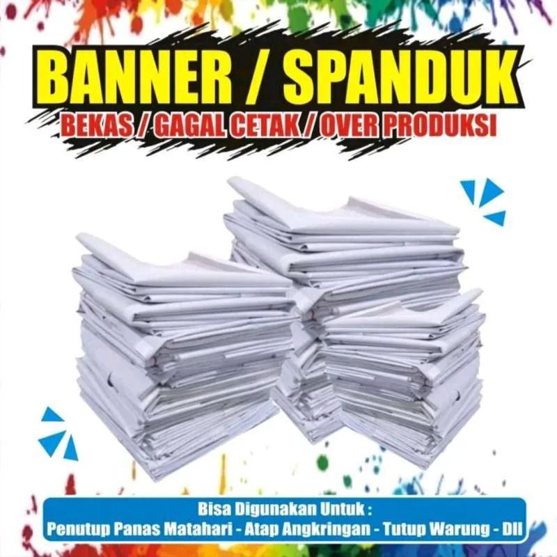 Jual BANNER ATAU SPANDUK POLOS 3X5 METER | Shopee Indonesia