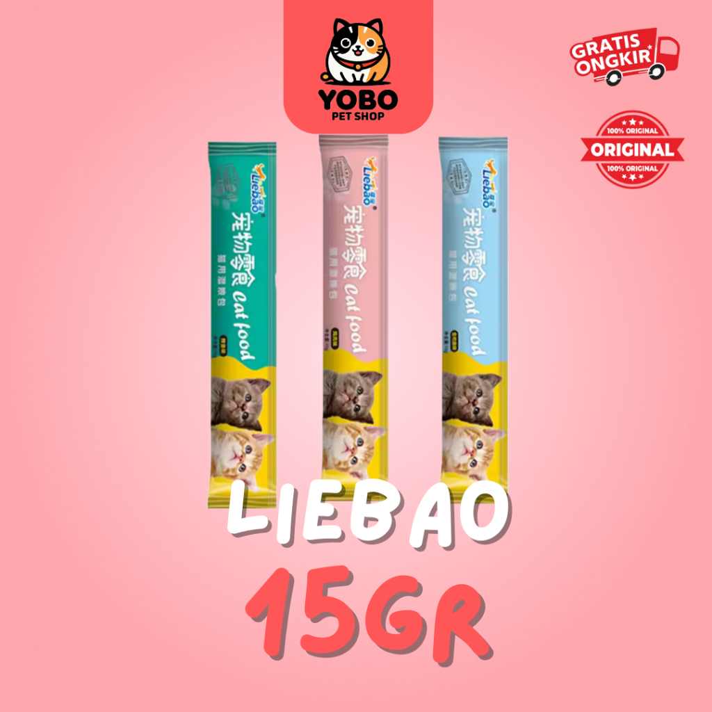 Jual LIEBAO CREAMY CAT - Makanan Snack Cemilan Kucing Adult Kitten Lie ...