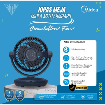Jual Kipas Midea MFG150M0APB Desk Fan - Kipas Meja | Shopee Indonesia