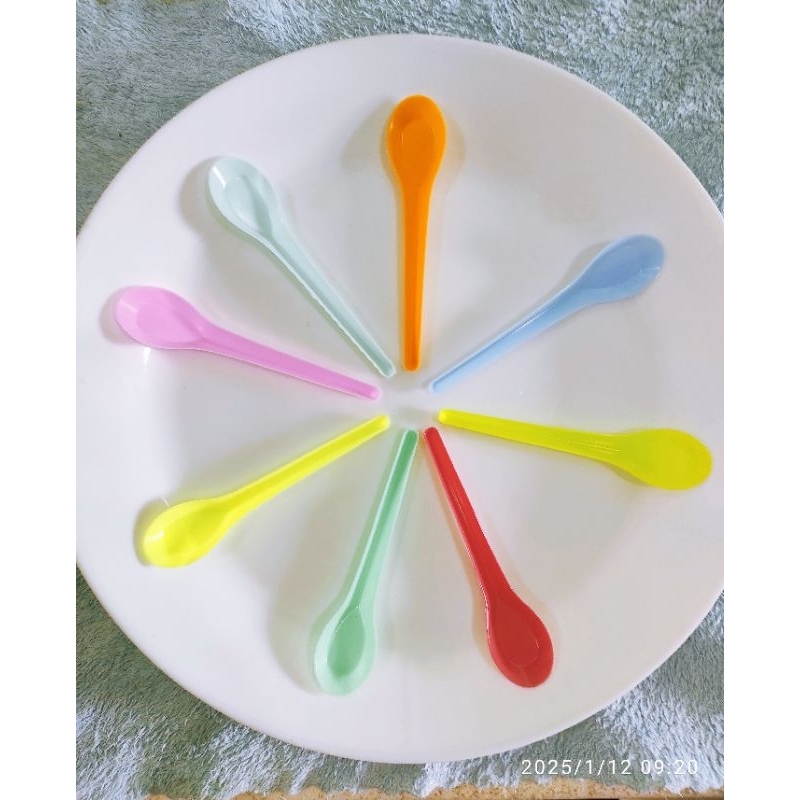 Jual Sendok Bebek Mini Sendok Plastik Kue Puding Jelly Bubur Ronde ...