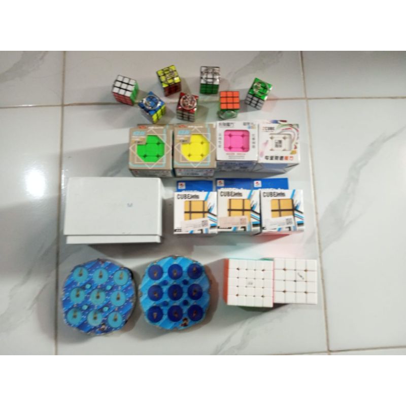 Jual Rubik 3x3 Mirror Gold Factory Reject Sticker Z Cube Rubiks Cube Emas Speedcube 3x3x3 ...