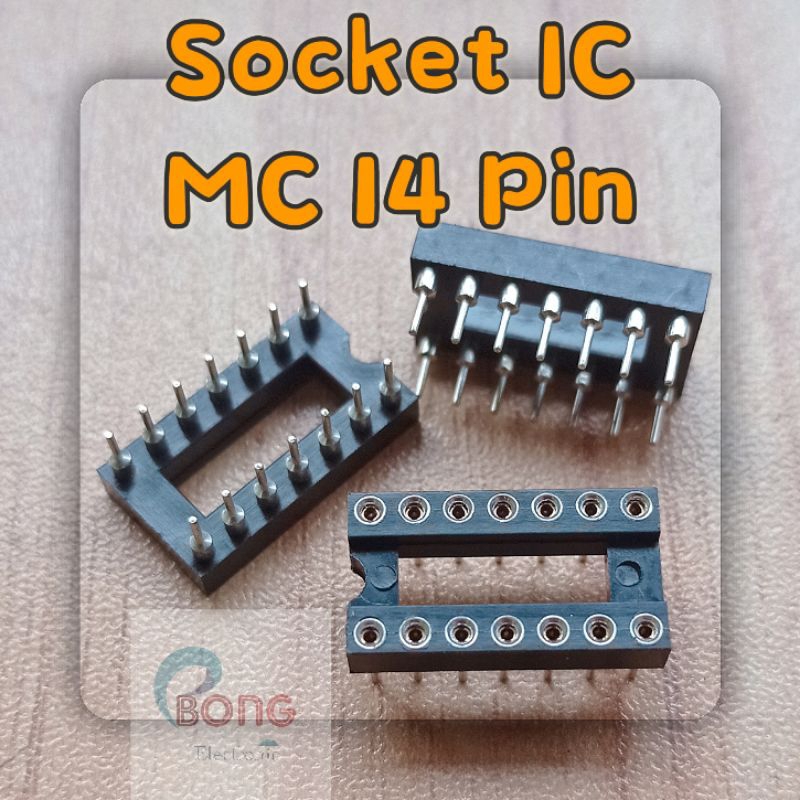 Jual Socket/ Soket IC MC 14 Pin ( bulat) | Shopee Indonesia
