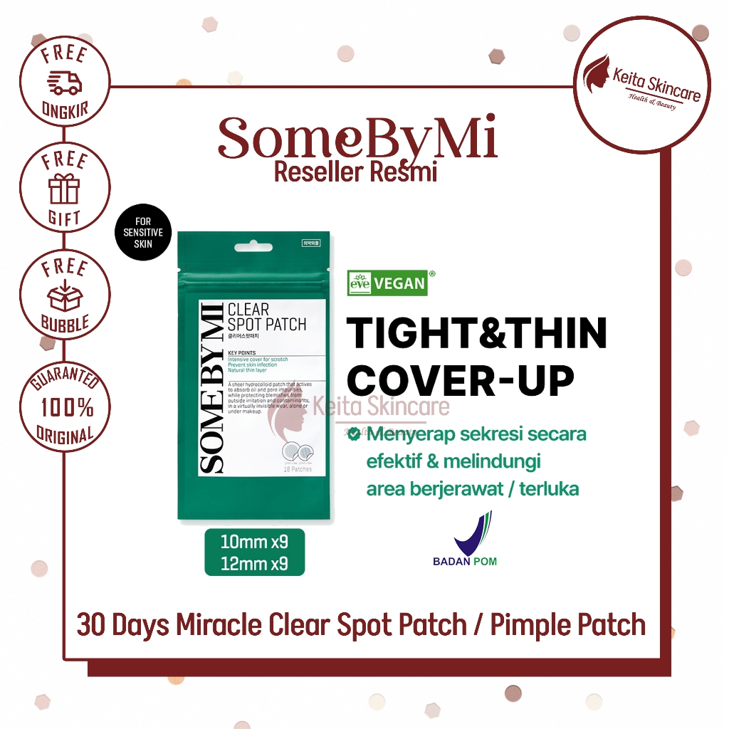 Jual SOME BY MI 30 Days Miracle Clear Spot Patch / Pimple Patch ...