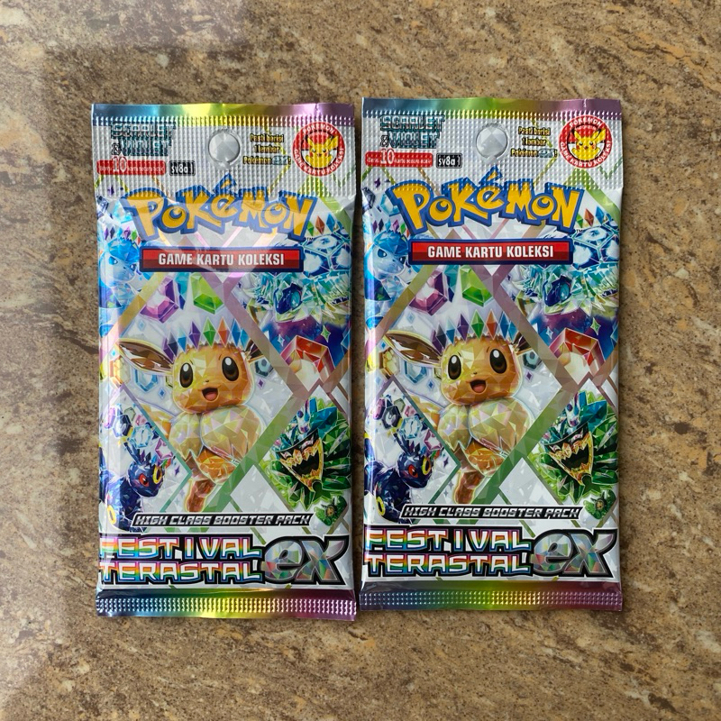 Jual Kartu Pokemon Festival Terastal ex Booster Pack Pokemon Indonesia sv8a High Class Booster ...