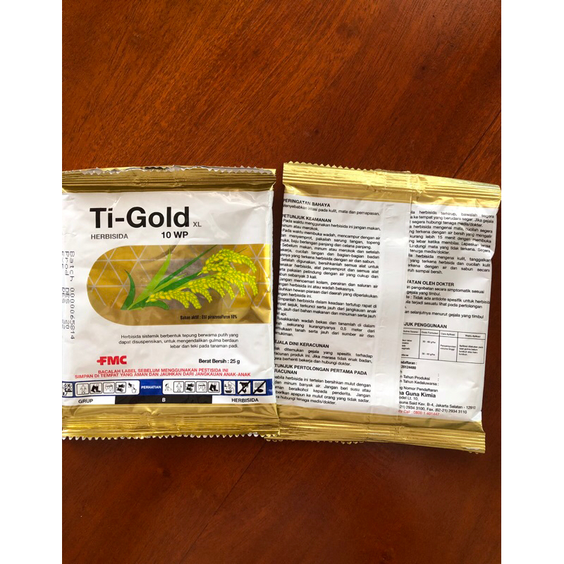 Jual TIGOLD 10 WP 25 gram | TIGOLD FMC | Etil Pirazosulfuron 10% ...
