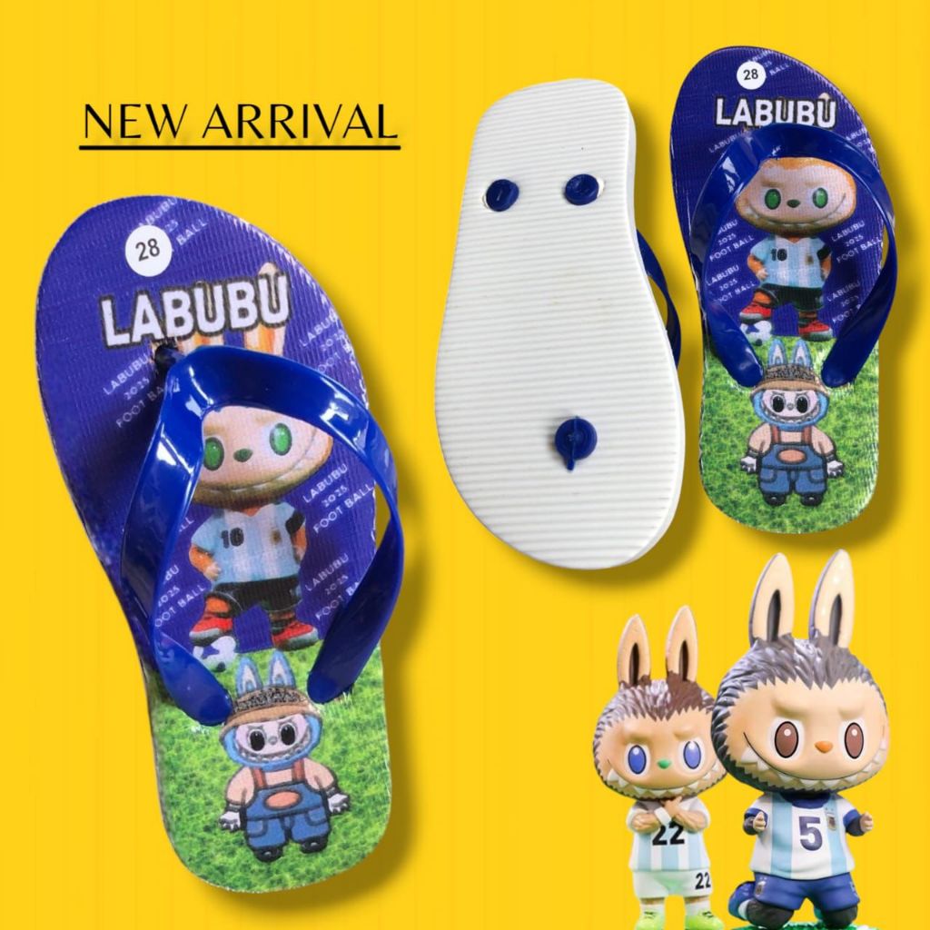 Jual Sendal Anak Laki laki Labubu Karakter Football series Warna Cerah ...