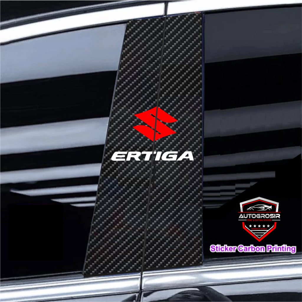 Jual PILAR MOBIL SUZUKI ERTIGA STICKER CARBON PILAR SUZUKI ERTIGA 2PCS ...