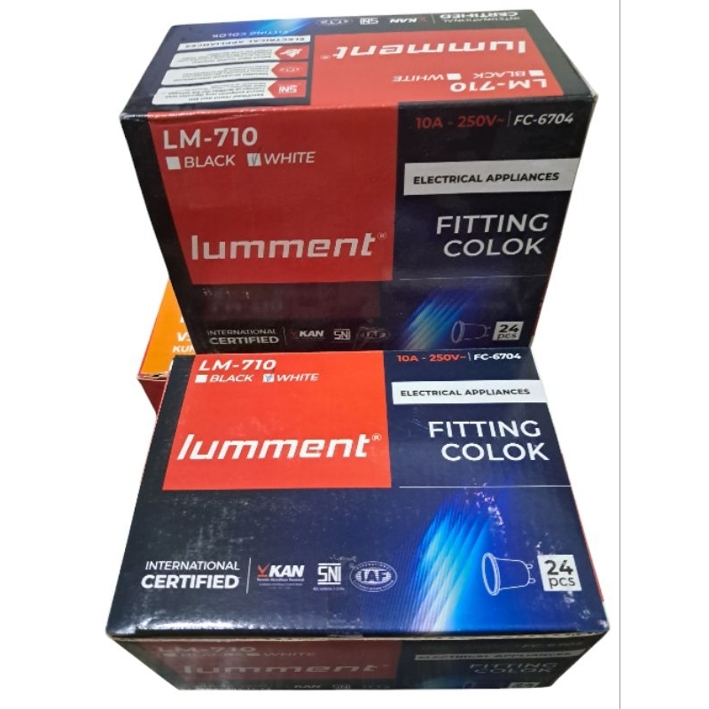 Jual Fitting Colokan Lumment LM-710 (isi 24) | Shopee Indonesia