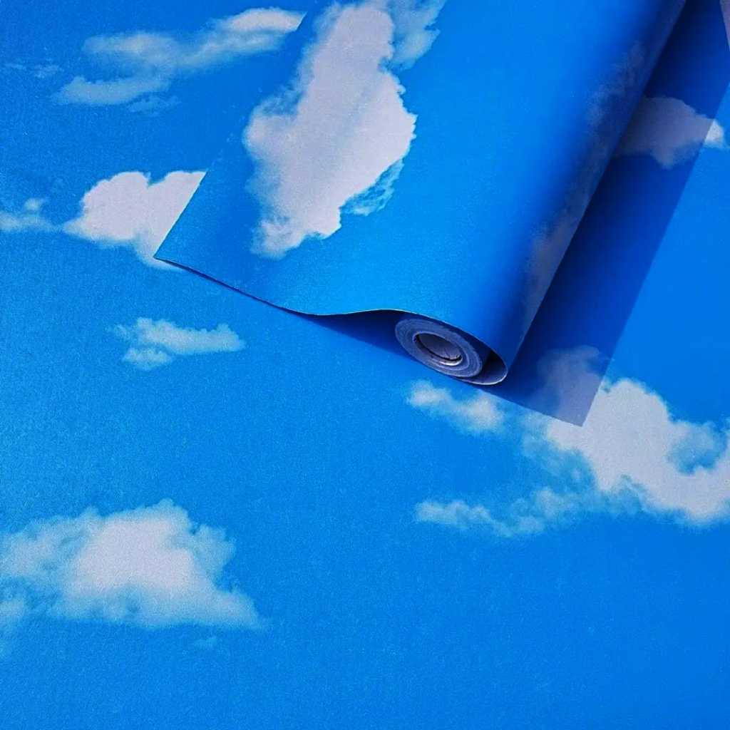 Jual WALLPAPER DINDING RUANGAN STIKER DEKORASI KAMAR MOTIF AWAN LANGIT ...