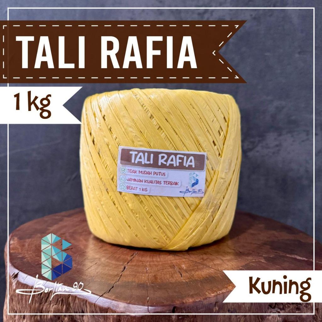 Jual Tali Rafia 1kg - Tali Rafia Plastik - Tali Rapia Plastik | Shopee ...