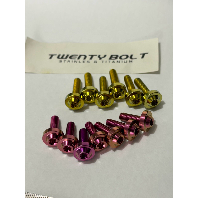 Jual BAUT BAUD TITANIUM BIG HEAD M5 DRAT 8MM | Shopee Indonesia