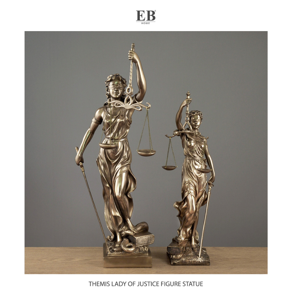 Jual Dekorasi Meja Kantor Dewi Simbol Keadilan / Themis Lady Of Justice ...