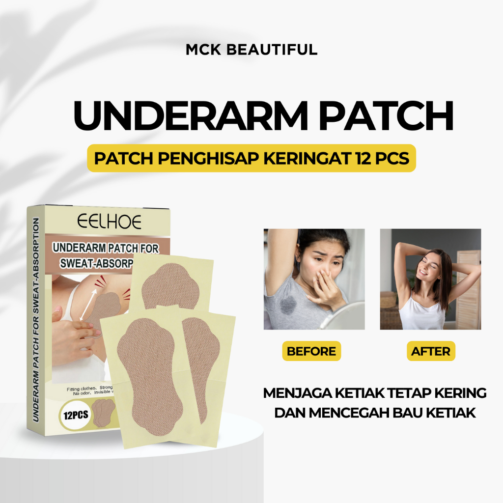 Jual EELHOE Underarm Patch For Sweat 12pcs-Absorption Underarm ...