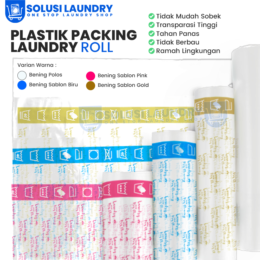 Jual Plastik Packing Laundry Plastik Karpet PP 30 X ROLL | Shopee Indonesia