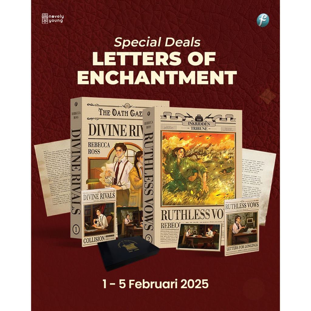 Jual Novel Divine Rivals (Letters of Enchantment #1) - Rebecca Ross ...