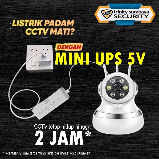 Jual MINI UPS 5V for Wifi Camera CCTV TRINITY | Shopee Indonesia