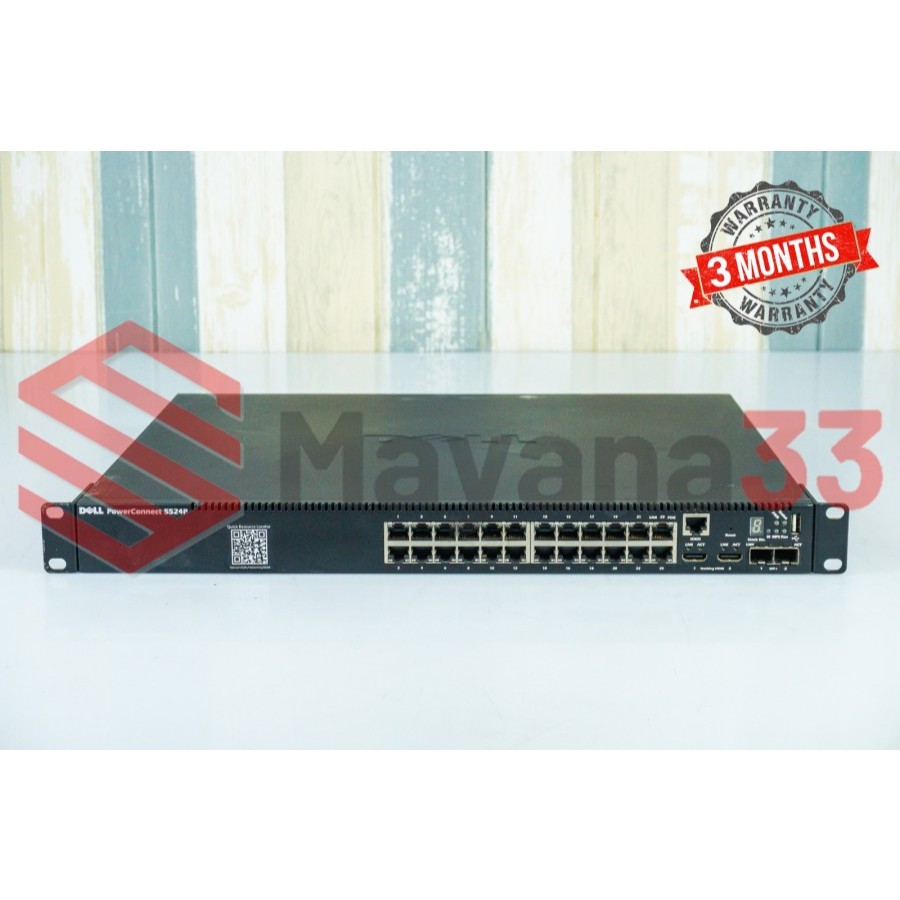 Jual Switch Dell PowerConncet 5524P PoE 2 Port SFP Uplink 10GB | Shopee ...