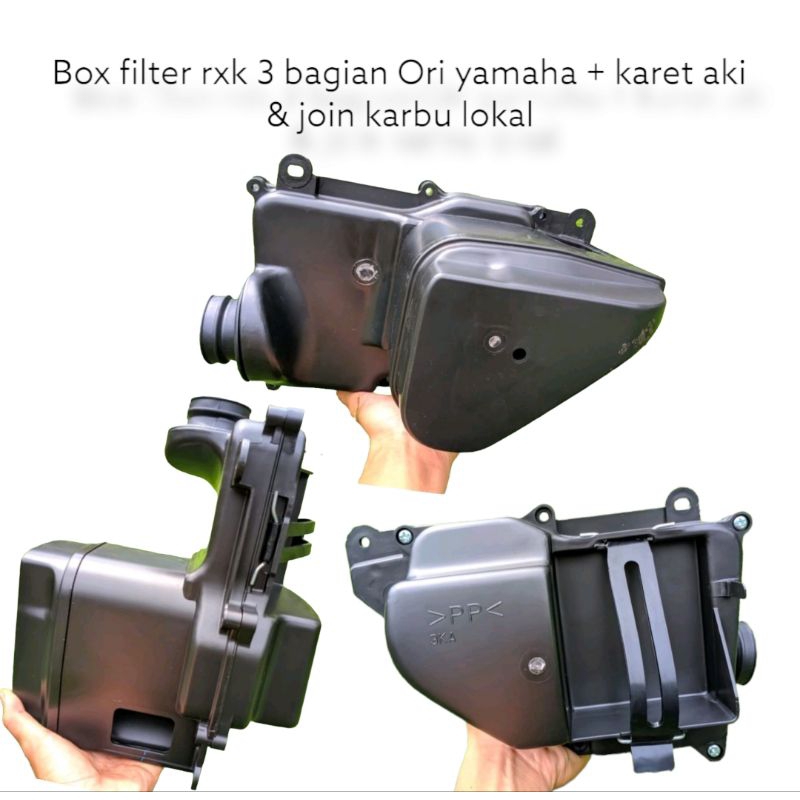 Jual BOX FILTER RX KING SET 3 BAGIAN ORIGINAL + KARET SABUK AKI & JOIN ...