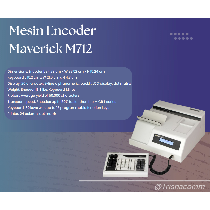 Jual Mesin Encoder Maverick M712 || Encoder Maverick M712 || Mesin ...