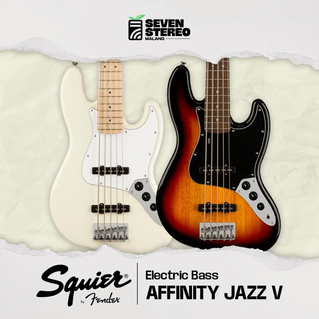 Jual Squier Affinity Series Jazz Bass V 5 String - Gitar Bass Electric ...