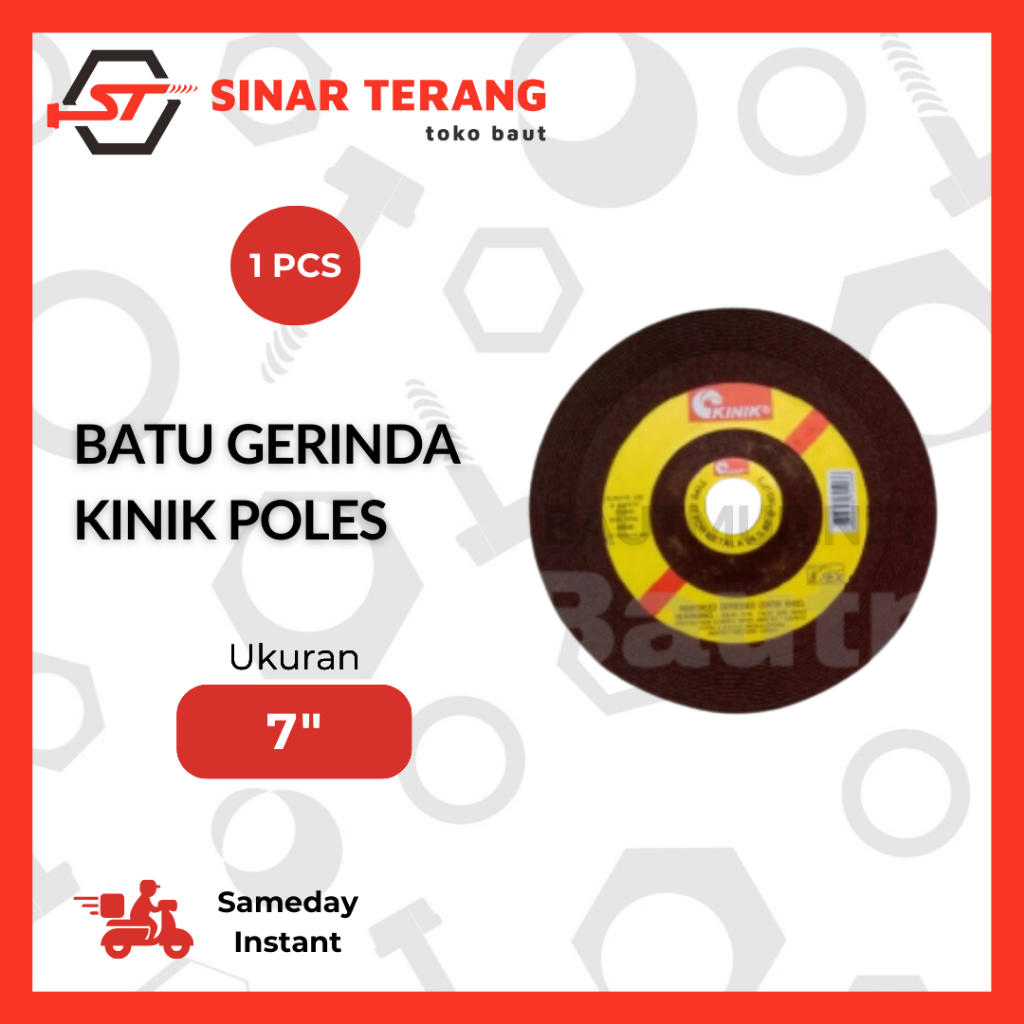 Jual Batu Gerinda KINIK Poles 7" - Batu Gerinda Slep KINIK 180x6 ...