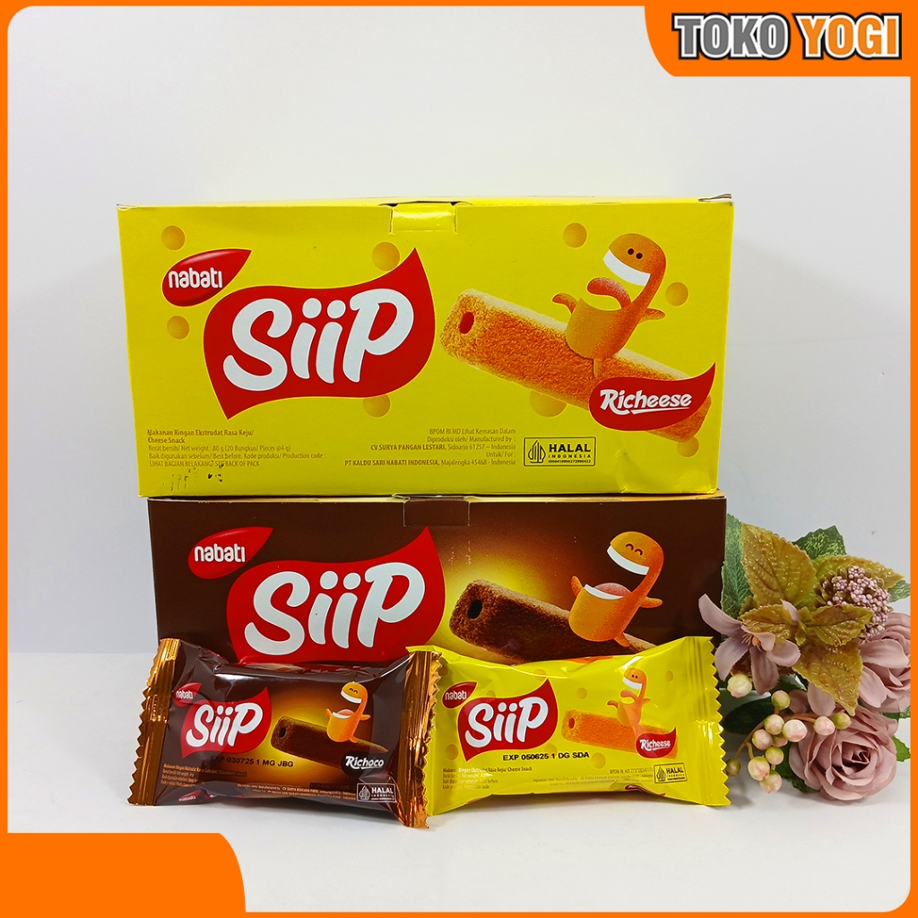 Jual NABATI SIIP BOX 80g VARIAN || 1 BOX (20 bungkus x 4g) | Shopee ...