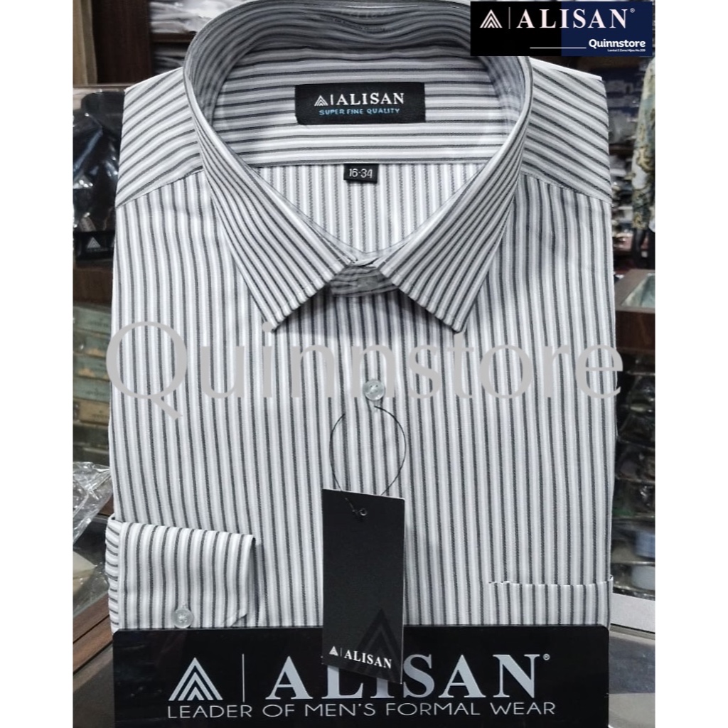 Jual ALISAN Original Kemeja Motif Garis - Lengan Panjang - Reguler ...