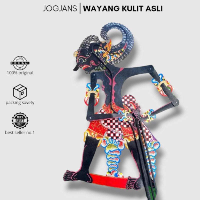 Jual Wayang Kulit Asli WERKUDORO HITAM Alusan Ukuran Standar Dalang | Shopee Indonesia
