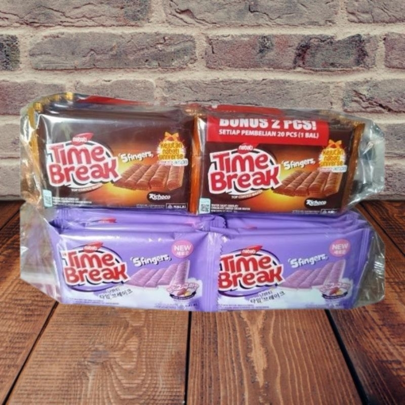 Jual Nabati Time break 20pcs 1pack @20g | Shopee Indonesia