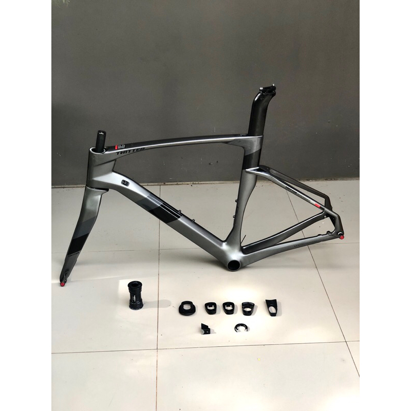 Jual Frame Twitter Cyclone pro Roadbike Full carbon | Shopee Indonesia