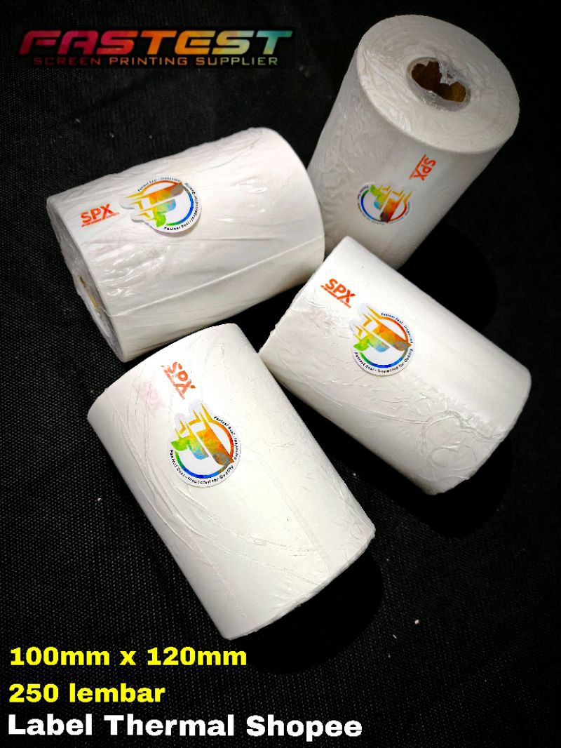 Jual SPX Label Thermal 250 Lembar 100mm x 120mm | Label stiker thermal ...