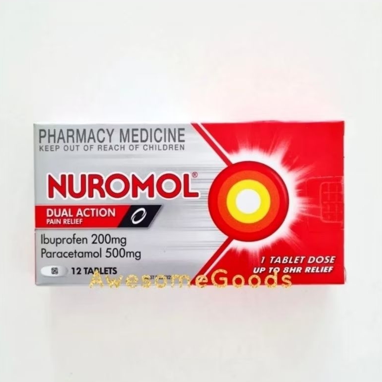 Jual Nuromol Dual Action Pain Relief 12 Tablets | Shopee Indonesia