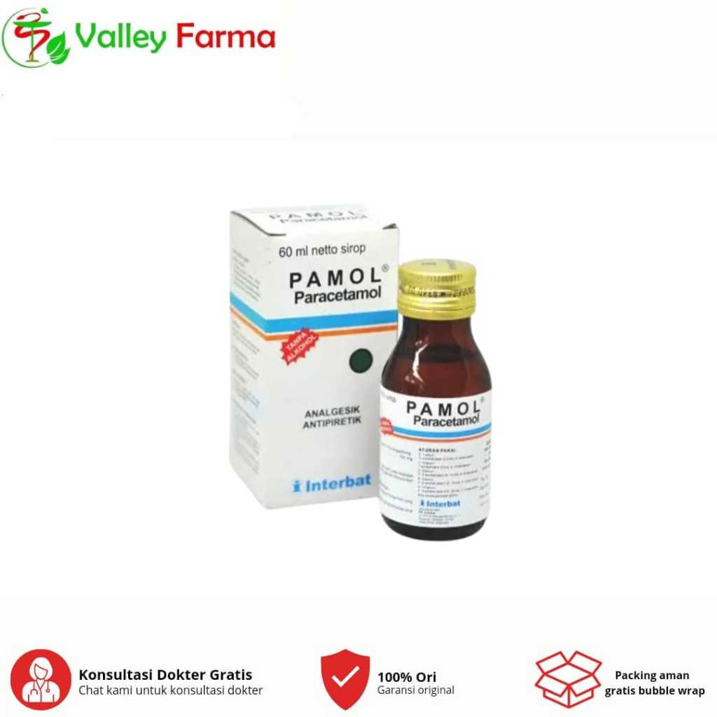 Jual Pamol Sirup 60 ml / Paracetamol | Shopee Indonesia
