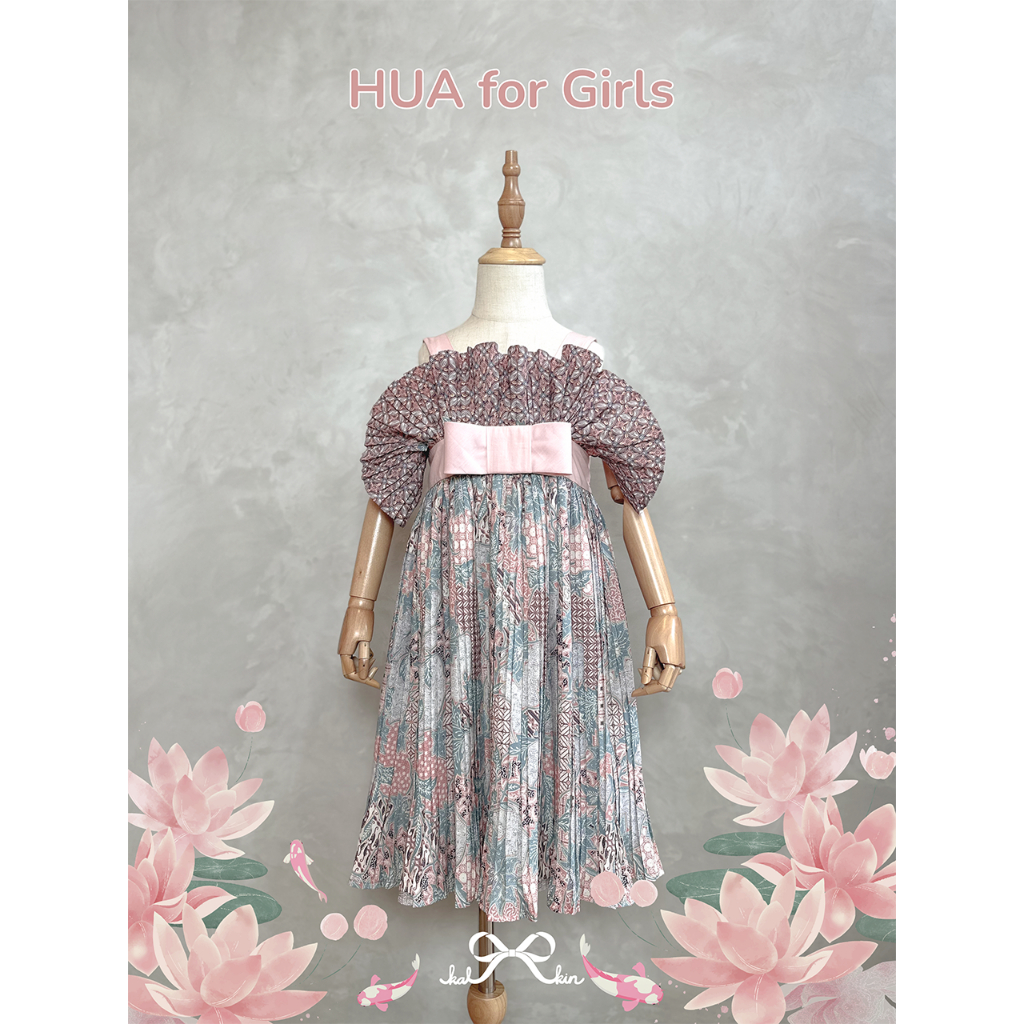Jual Kalkin Kidswear | Hua Dress Batik | Gaun Batik Anak Perempuan ...