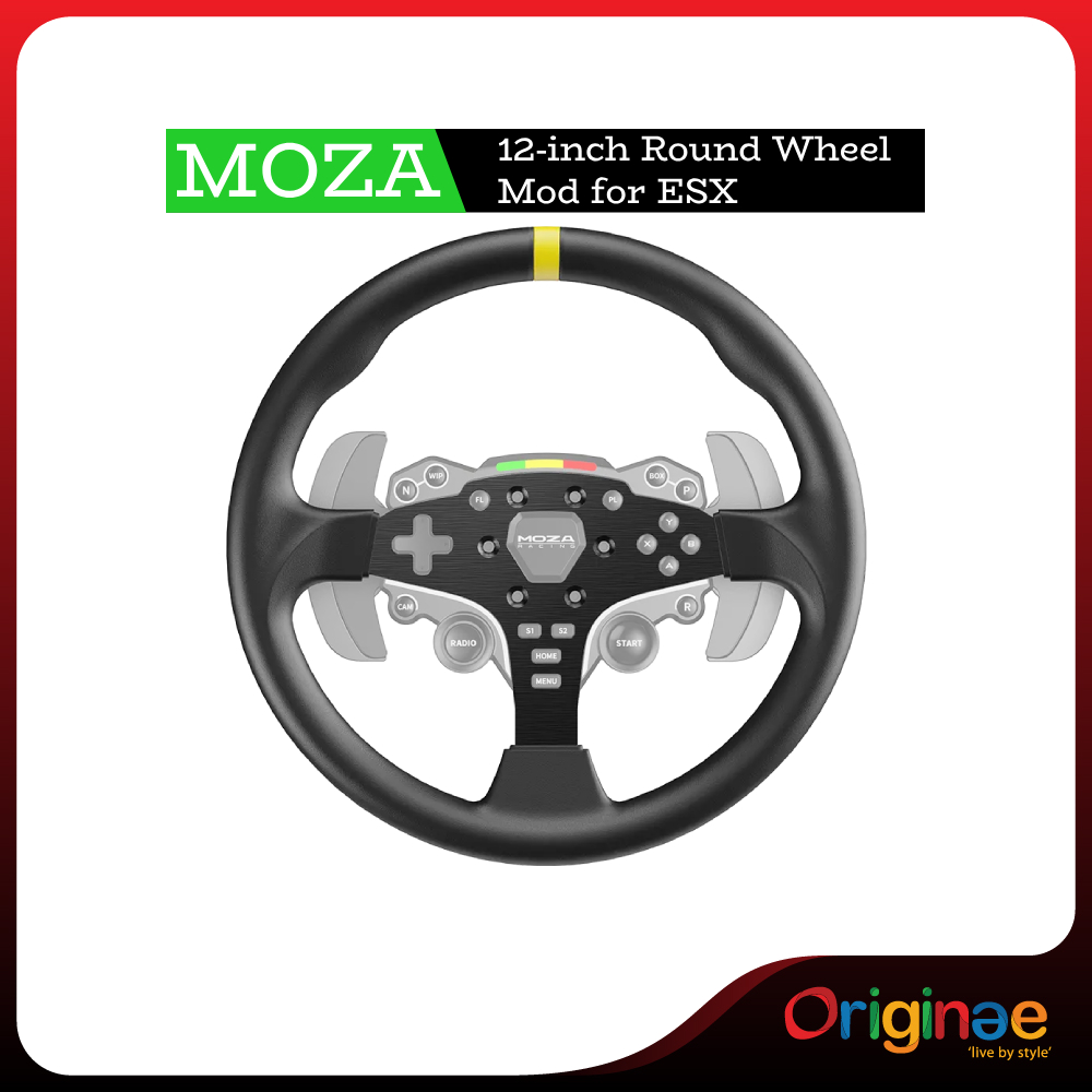 Jual Moza Racing 12-inch Round Wheel Mod for ESX | Accessories Racing ...