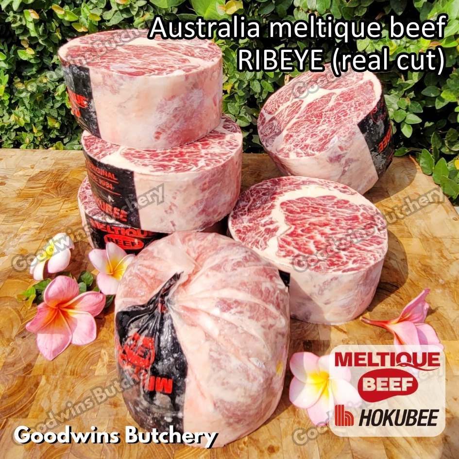Jual Beef MELTIQUE RIBEYE (real cut) brand Australia HOKUBEE frozen ...
