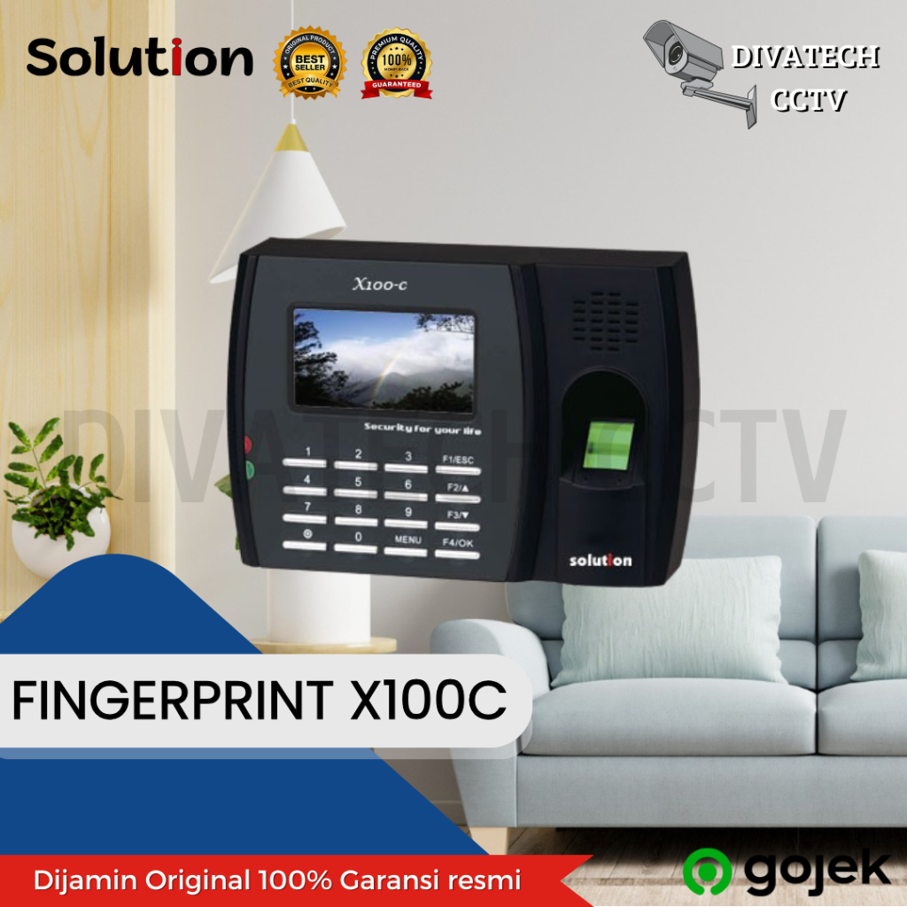 Jual FINGERPRINT MESIN ABSENSI SOLUTION P X100C | Shopee Indonesia