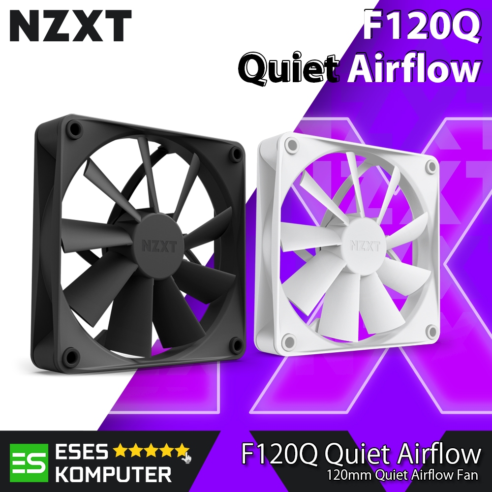 Jual Fan NZXT F120Q Quiet Airflow | 12cm Fan Casing | Shopee Indonesia