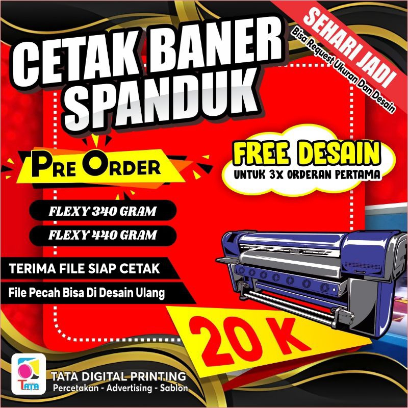 Jual Cetak Banner, Spanduk, Baliho, Backdrop, Sehari Langsung Jadi | Shopee Indonesia