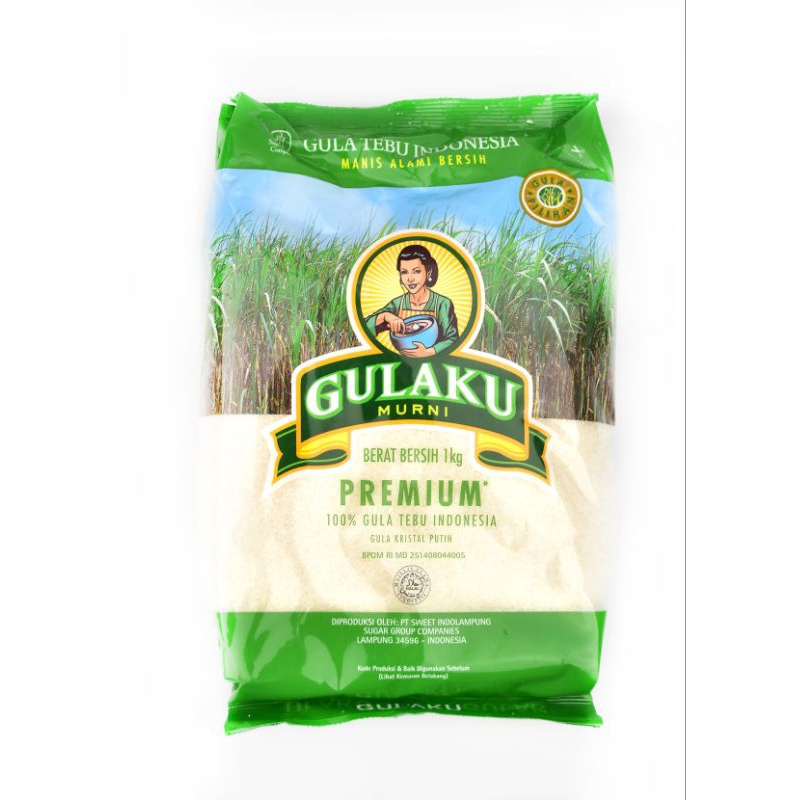 Jual GULAKU Gula Pasir Kuning/Premium Kemasan 1kg | Shopee Indonesia